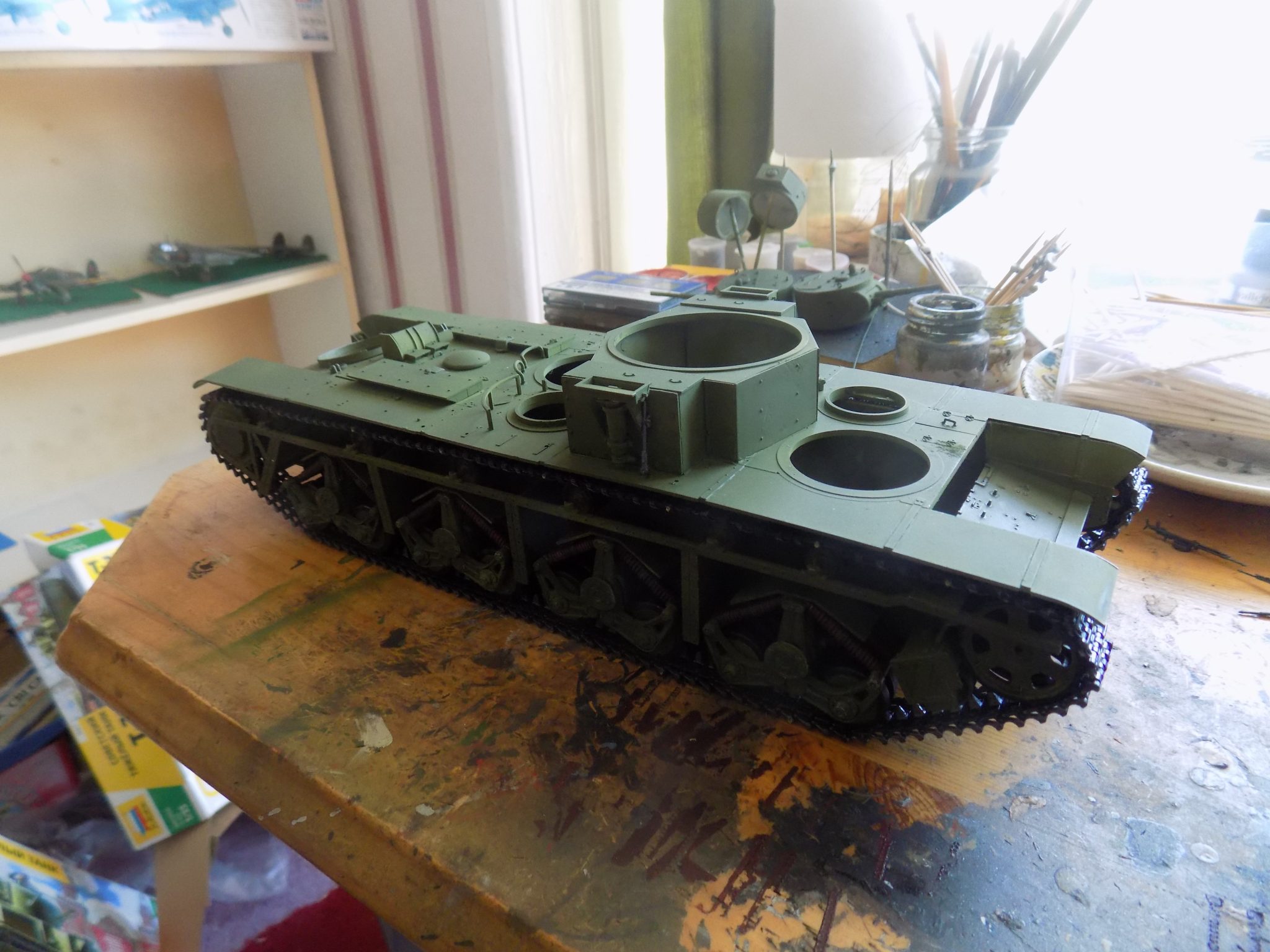 Soviet T-35 multi-turret heavy tank. Т-35 тяжёлый многобашенный танк ...