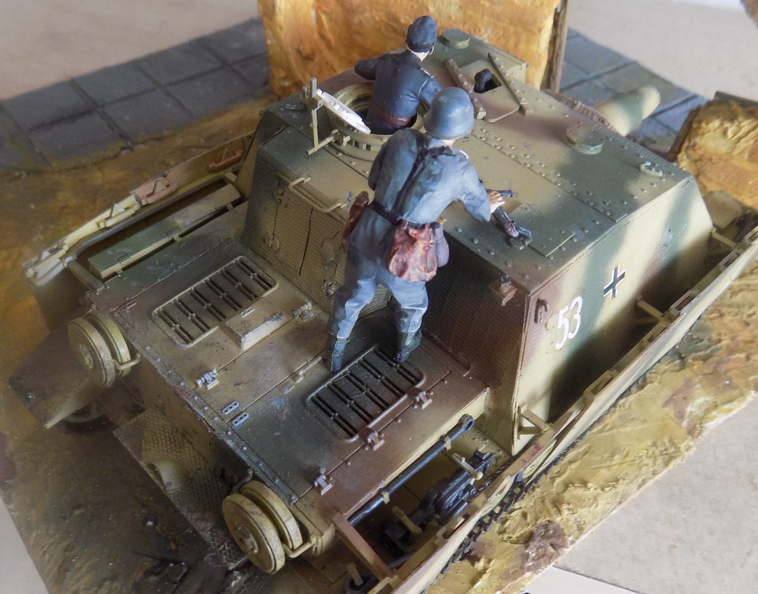 German Assault Tank IV Brummbär Late Production. Tamiya 1/35 – Mike's ...