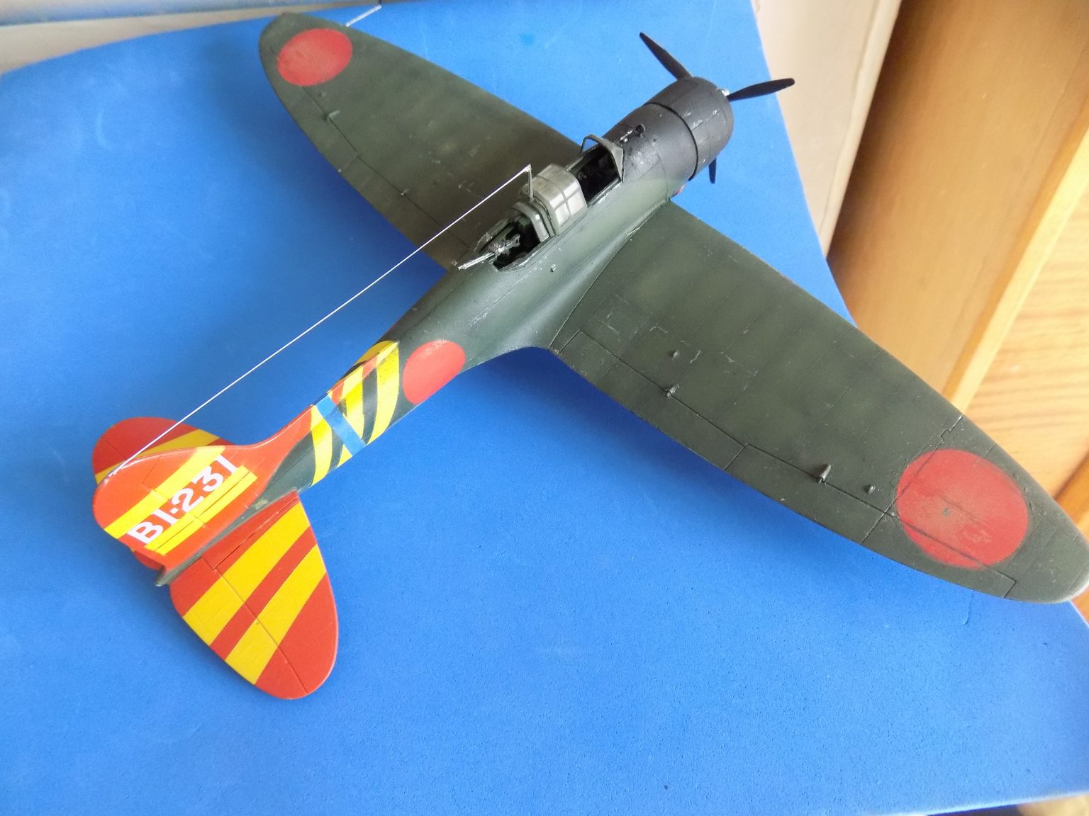 Aichi D3A1 Type 99 ‘Val’ Japanese Dive bomber. 1:48 Hasegawa kit ...