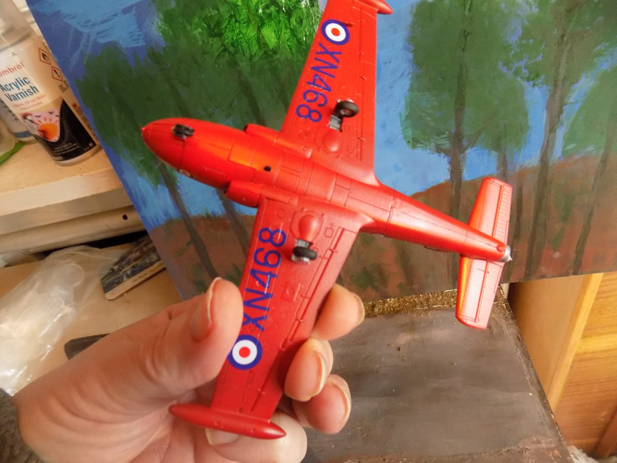 Hunting Percival Jet Provost T.4 Central Flying School. Airfix 1:72 ...